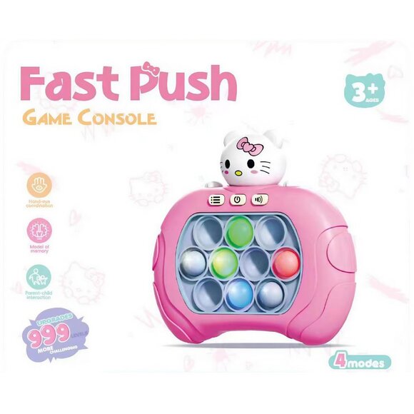 Toys | Fast Push Game Console Hello Kitty | Poshmark